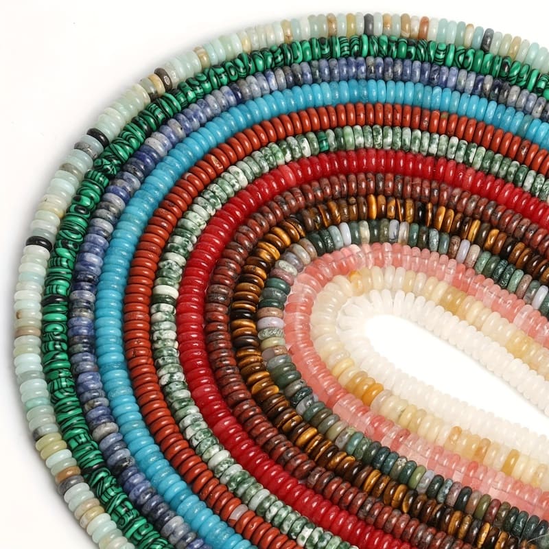 Abacus-Shaped Natural Gem Beads Wholesale for Craft DIY